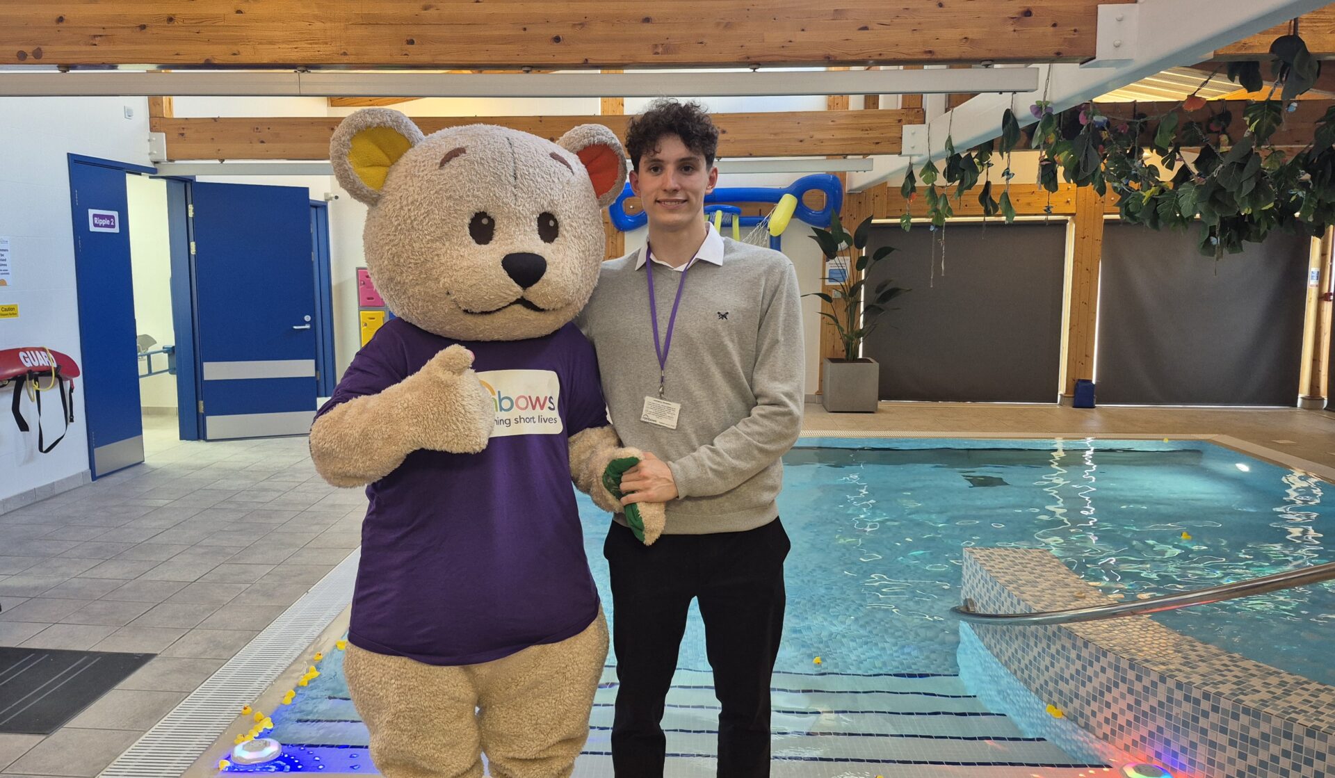 British National Champion swimmer makes a splash at Rainbows | Rainbows ...